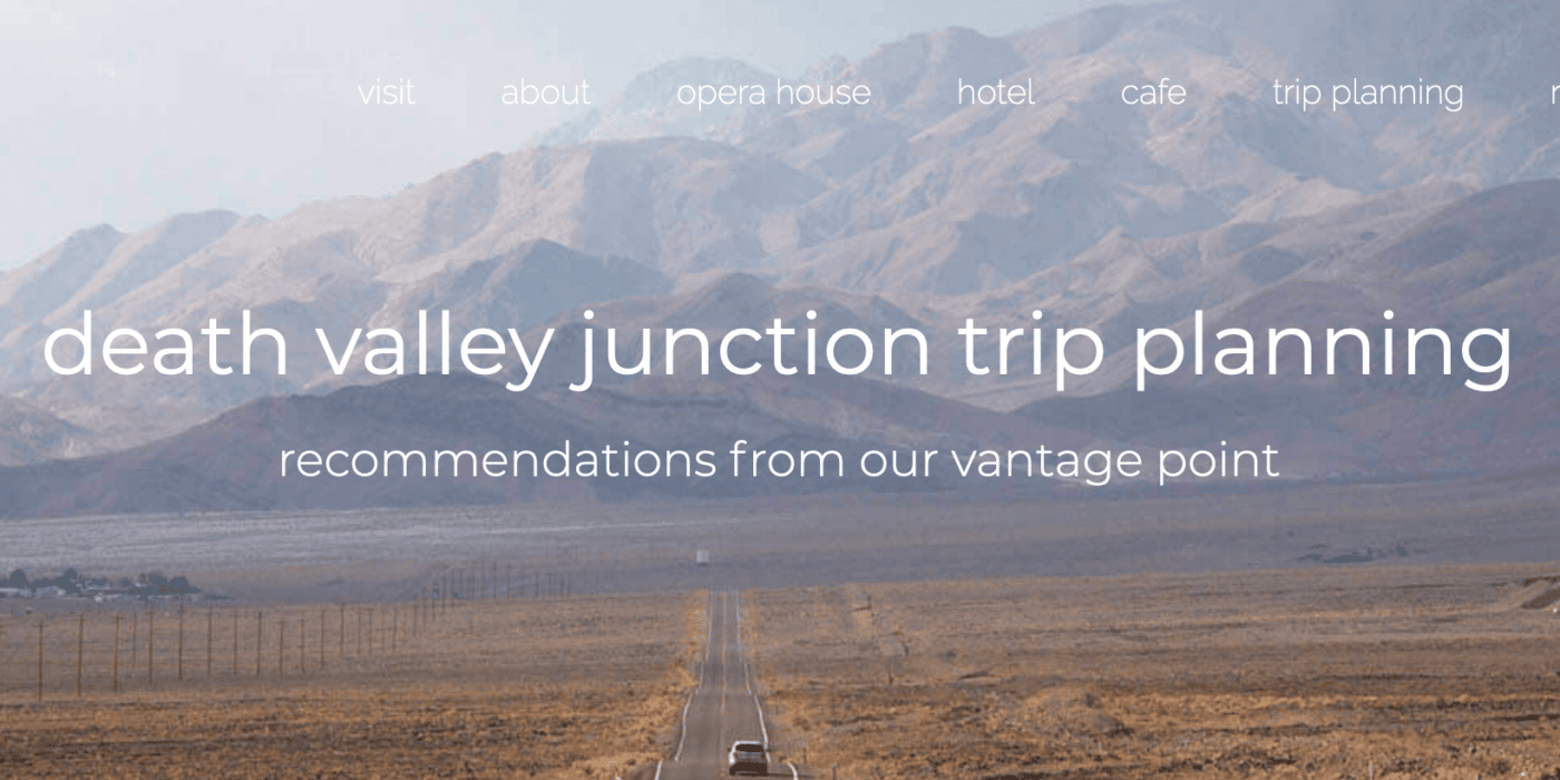 death valley junction trip planning - Destination: Death Valley Junction